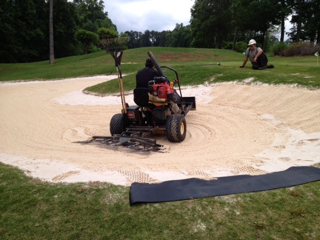 Brookstone Golf & Country Club Golf Course Maintenance: Bunker Raking ...