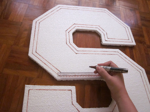 MrsMommyHolic: DIY Styrofoam Letters (how to cut & paint styrofoam)