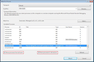 Passionate Techie: How to debug the word add in project in Visual Studio