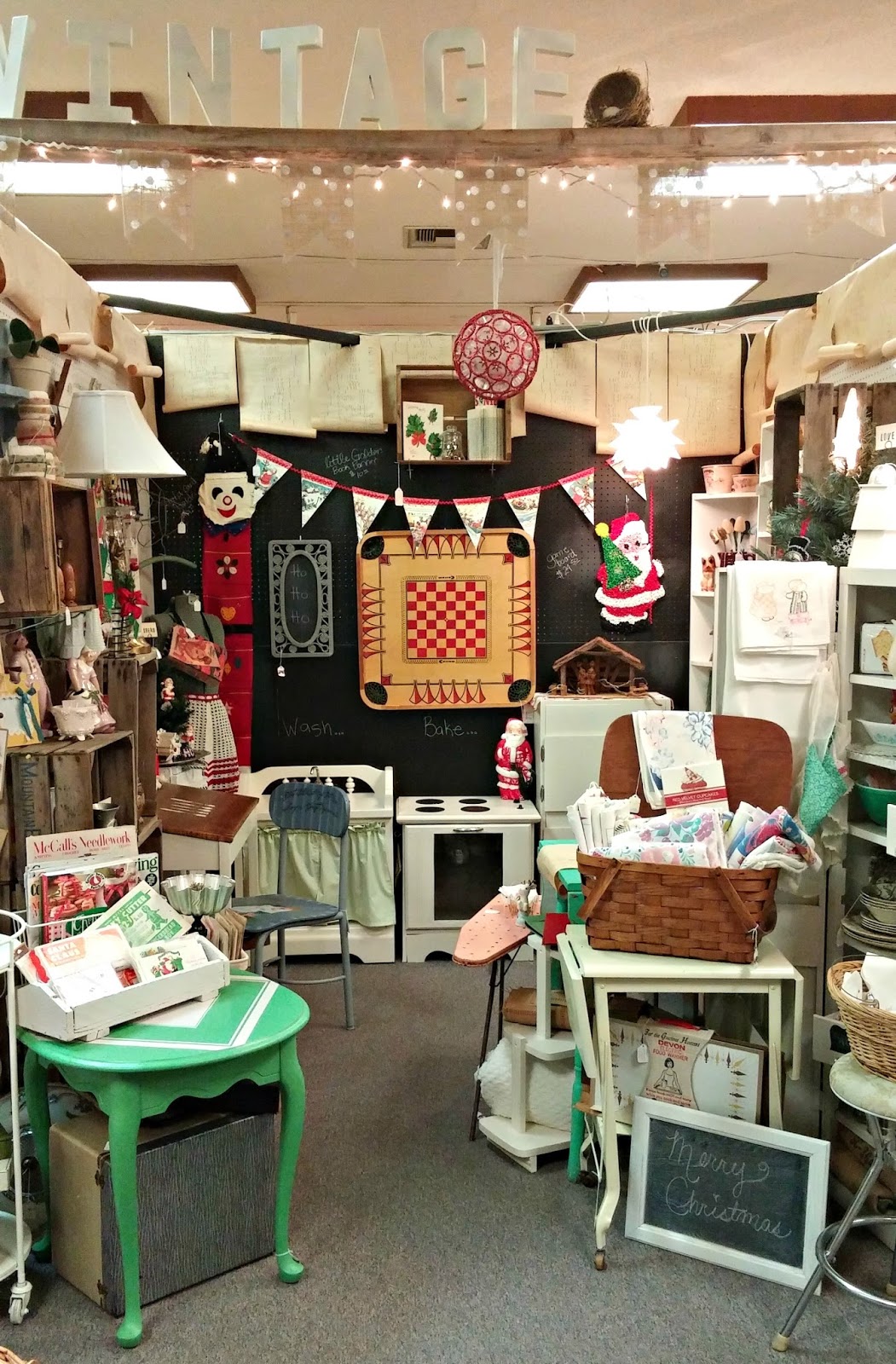 Antique Store Booth Update - Little Vintage Cottage