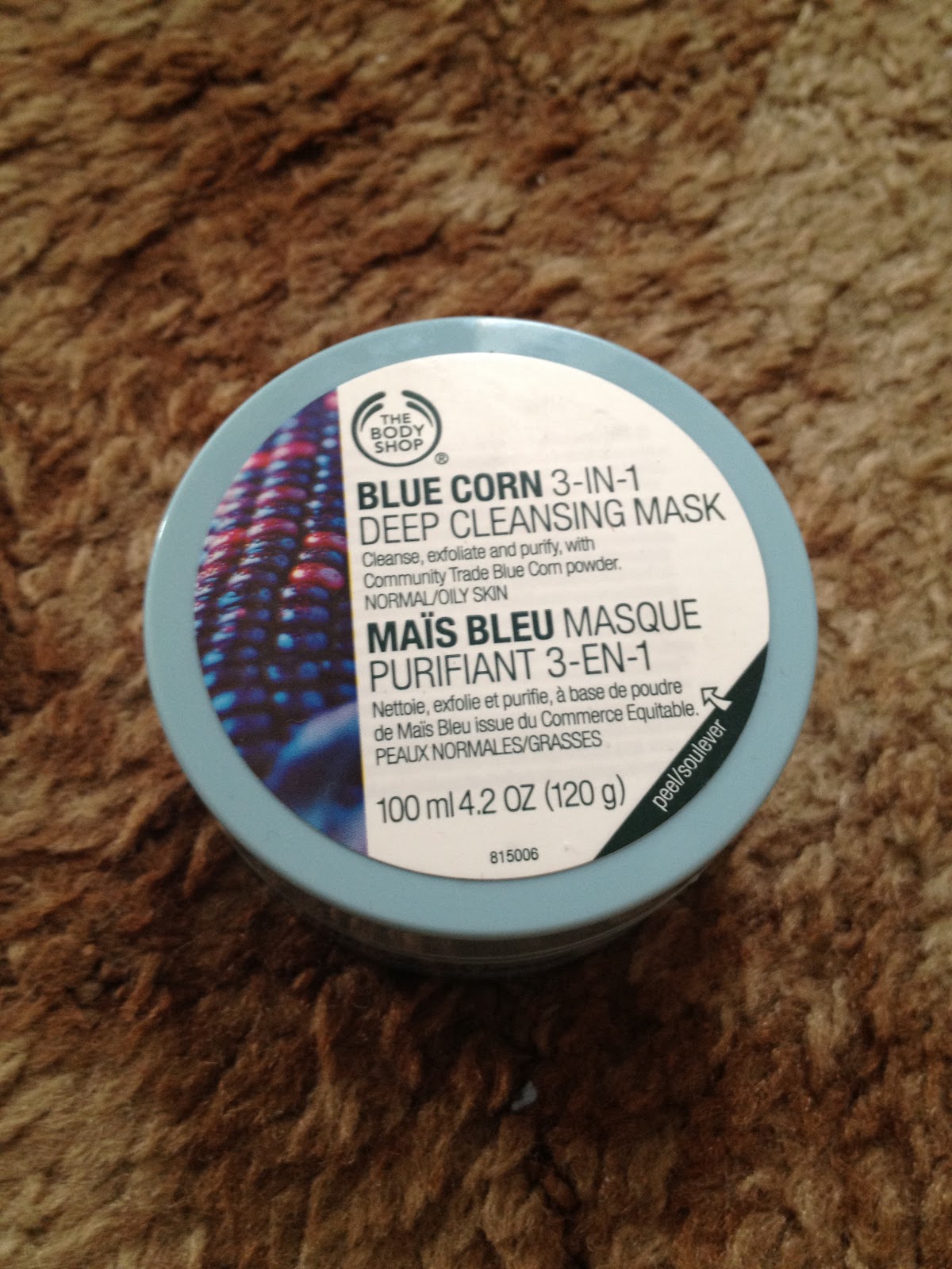 DocDoc's Blog!: The Body Shop Blue Corn 3 in 1 Deep Cleansing Scrub Mask