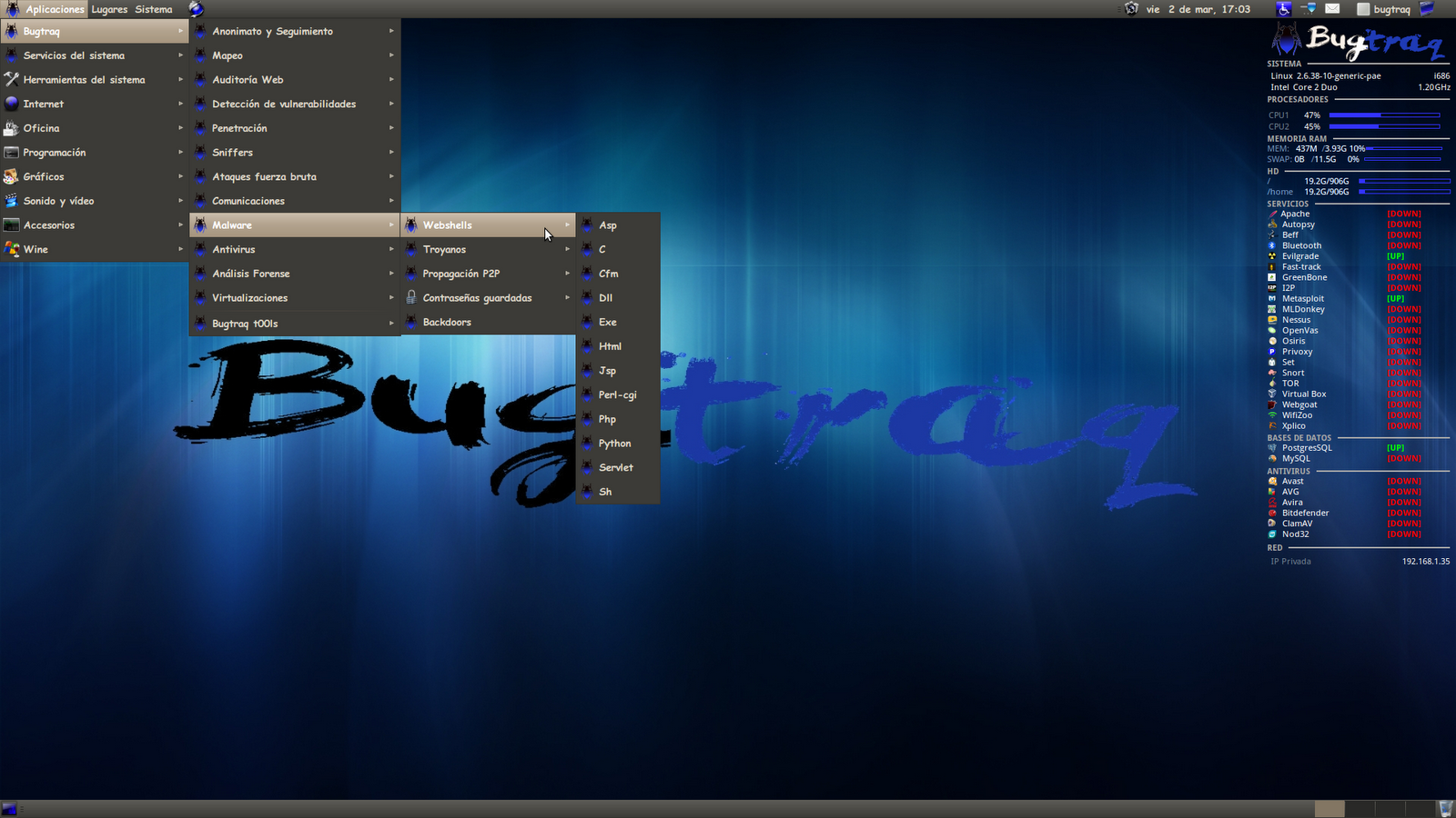 ثغرات و خدع الفيس بوك: تحميل توزيعة BUGTRAQ بروابط مباشرة