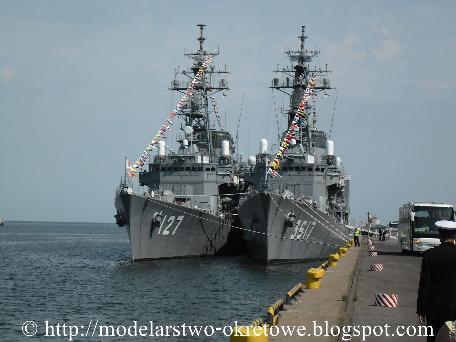 Modelarstwo okrętowe: Wizyta na Shirayuki TV3517, Isoyuki DD127 i Kashima TV3508