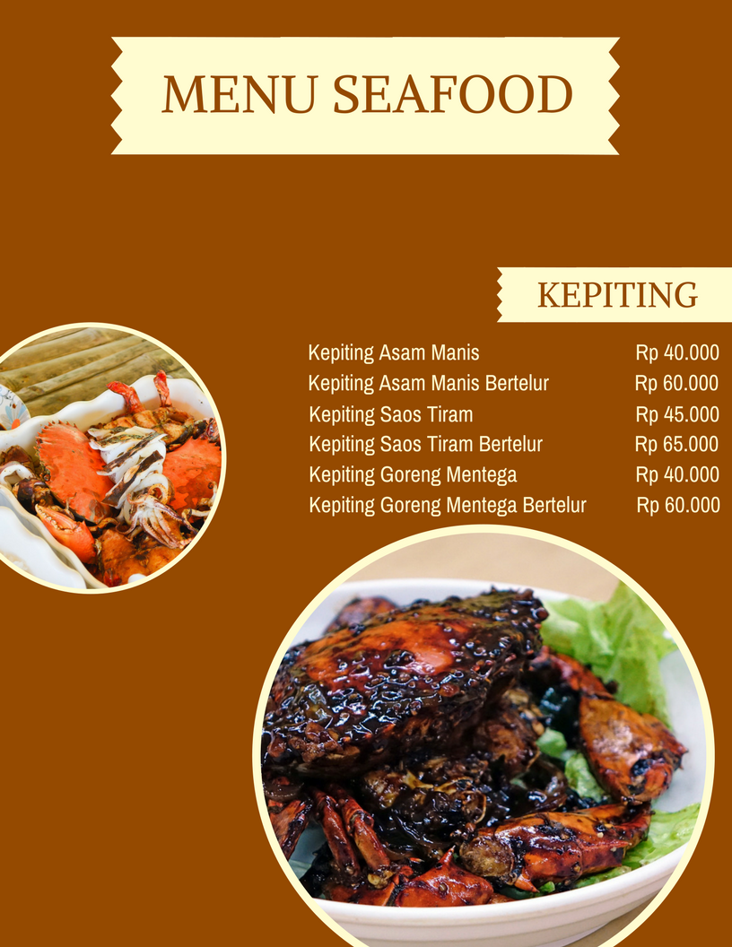 Daftar Menu Restoran Laut Jawa | Restoran Laut Jawa