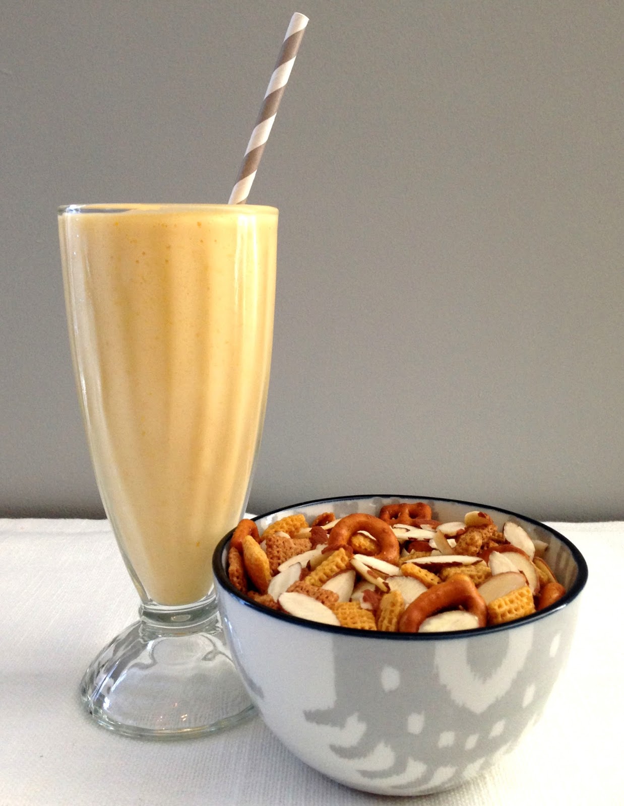 Dooley Noted Style: Sip & Snack - Mango Lassi & Spiced Snack Mix