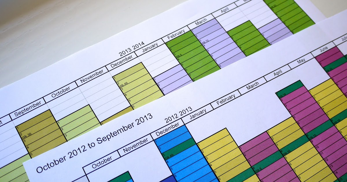 My Gadget Life: Excel Year Planner Maker