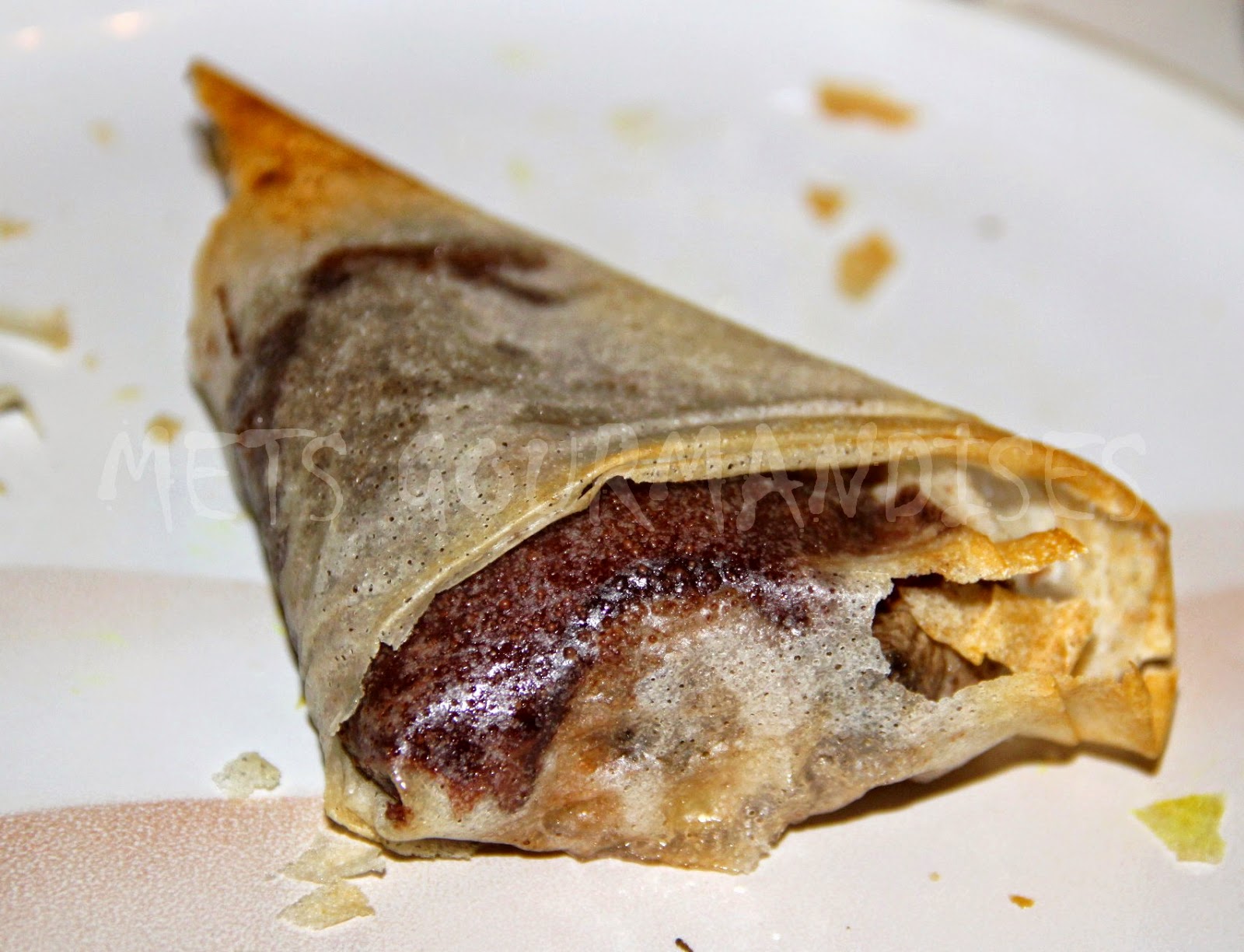 Mets Gourmandises : Samoussa Banane & Nutella