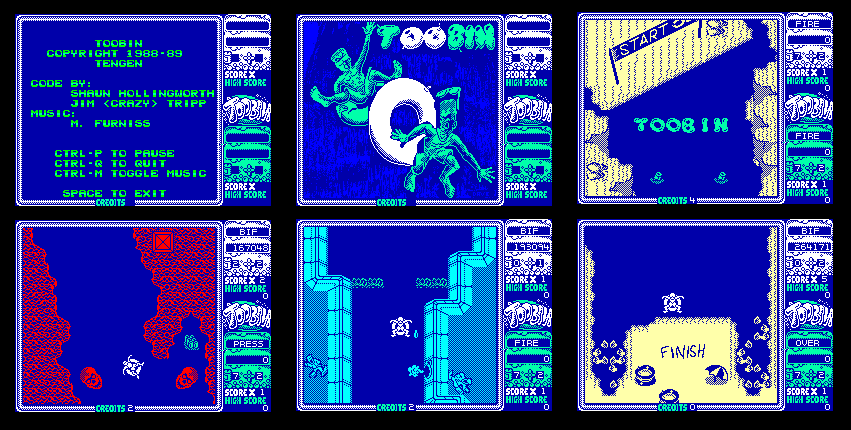 FRGCB - Finnish Retro Game Comparison Blog: Toobin' (Atari Games/Tengen ...