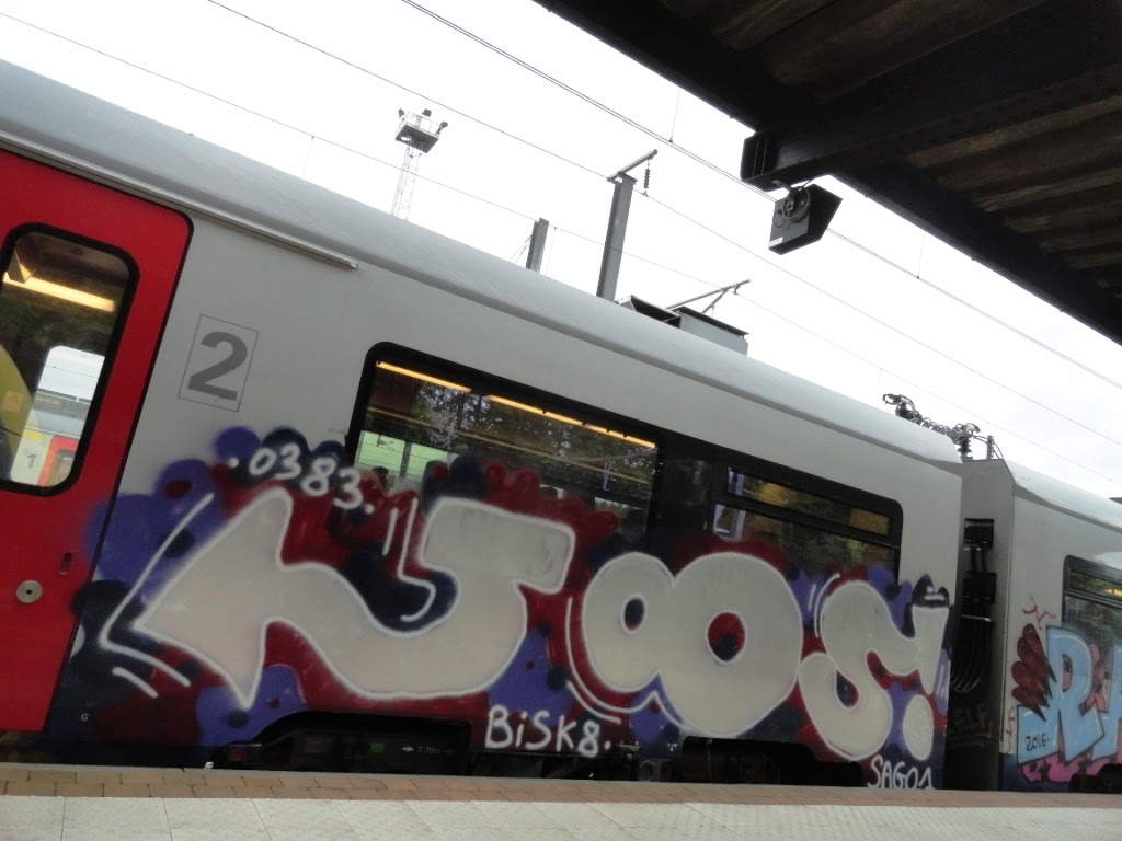 RED DEVIL Art on Train