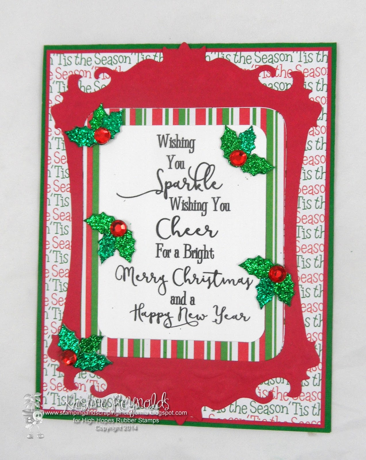 Stamping & Scrapping in California: Wishing you Sparkle and Cheer