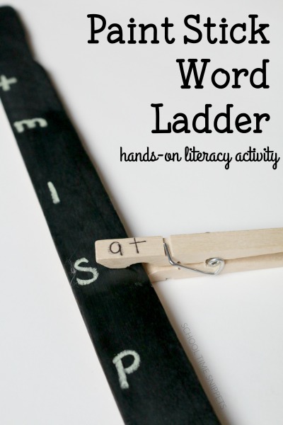 Learn to Read Word Families with a Paint Stick | School Time Snippets