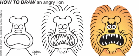 DRAWURSELF: HOW TO DRAW AN ANGRY LION
