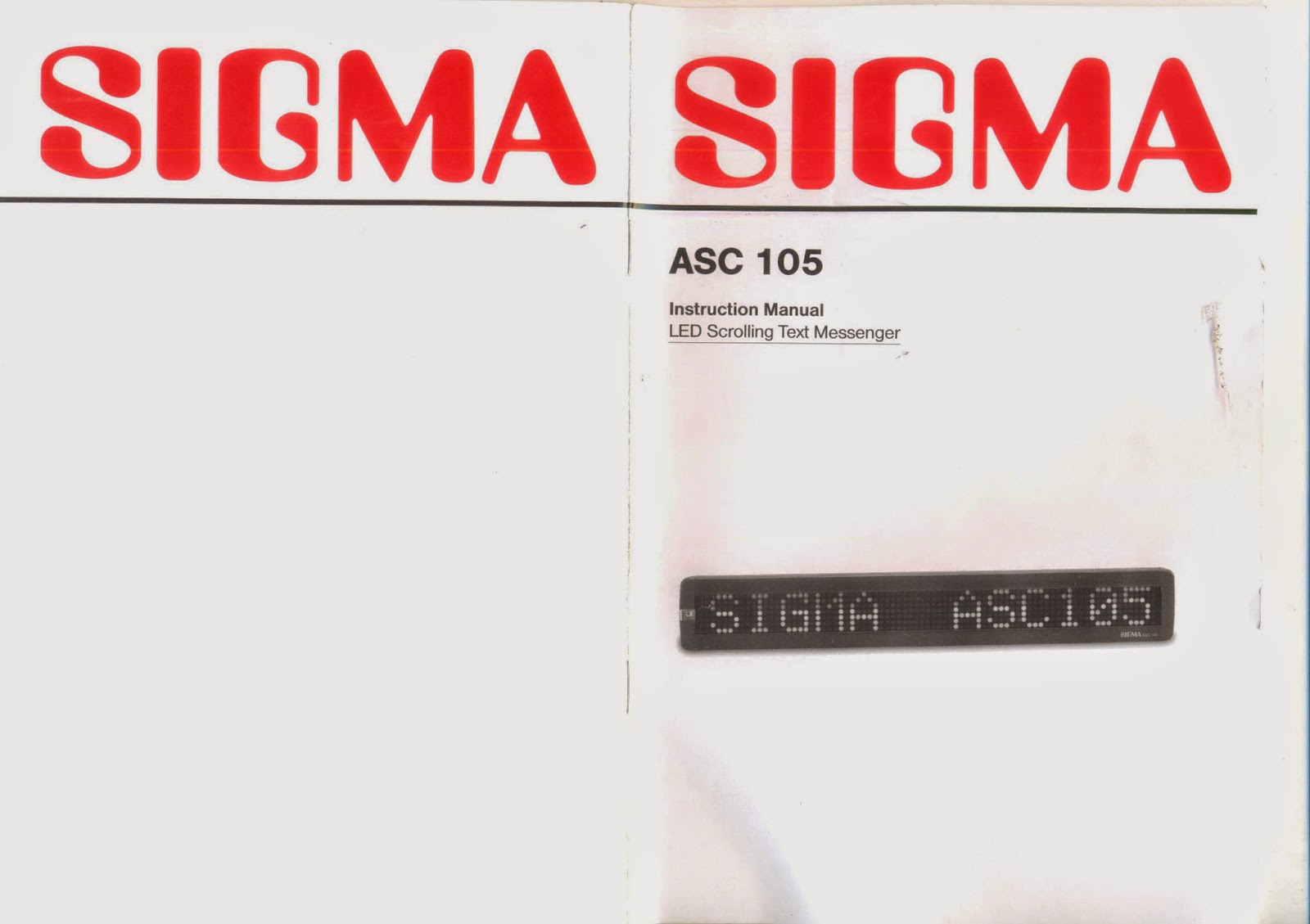 SIGMA ASC 105