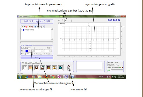 Doraiti Emon Math: Cara Penggunaan Software A&G Grapher