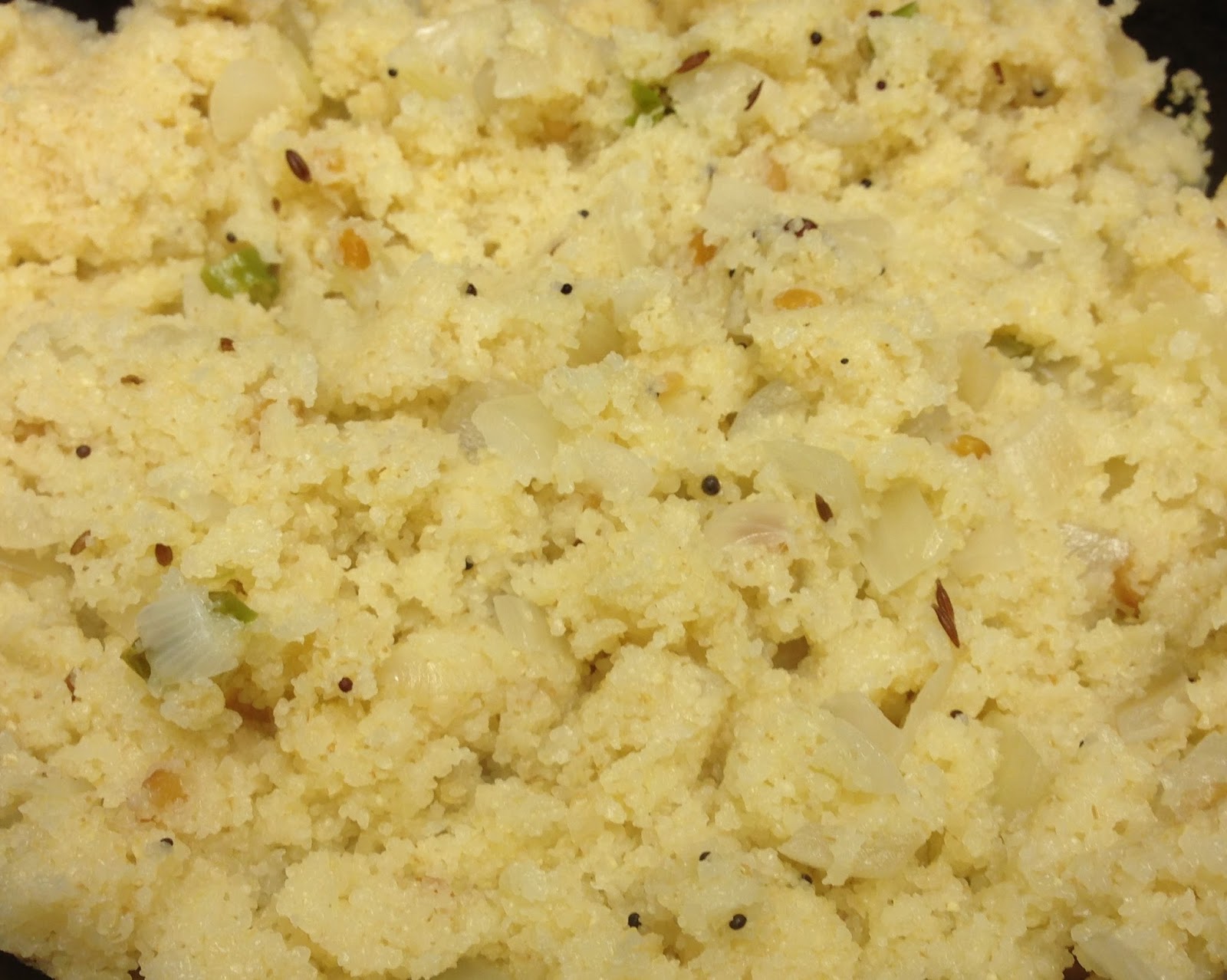 Goduma Rava Upma / Wheat Rava Upma ~ Krishni's Kitchen