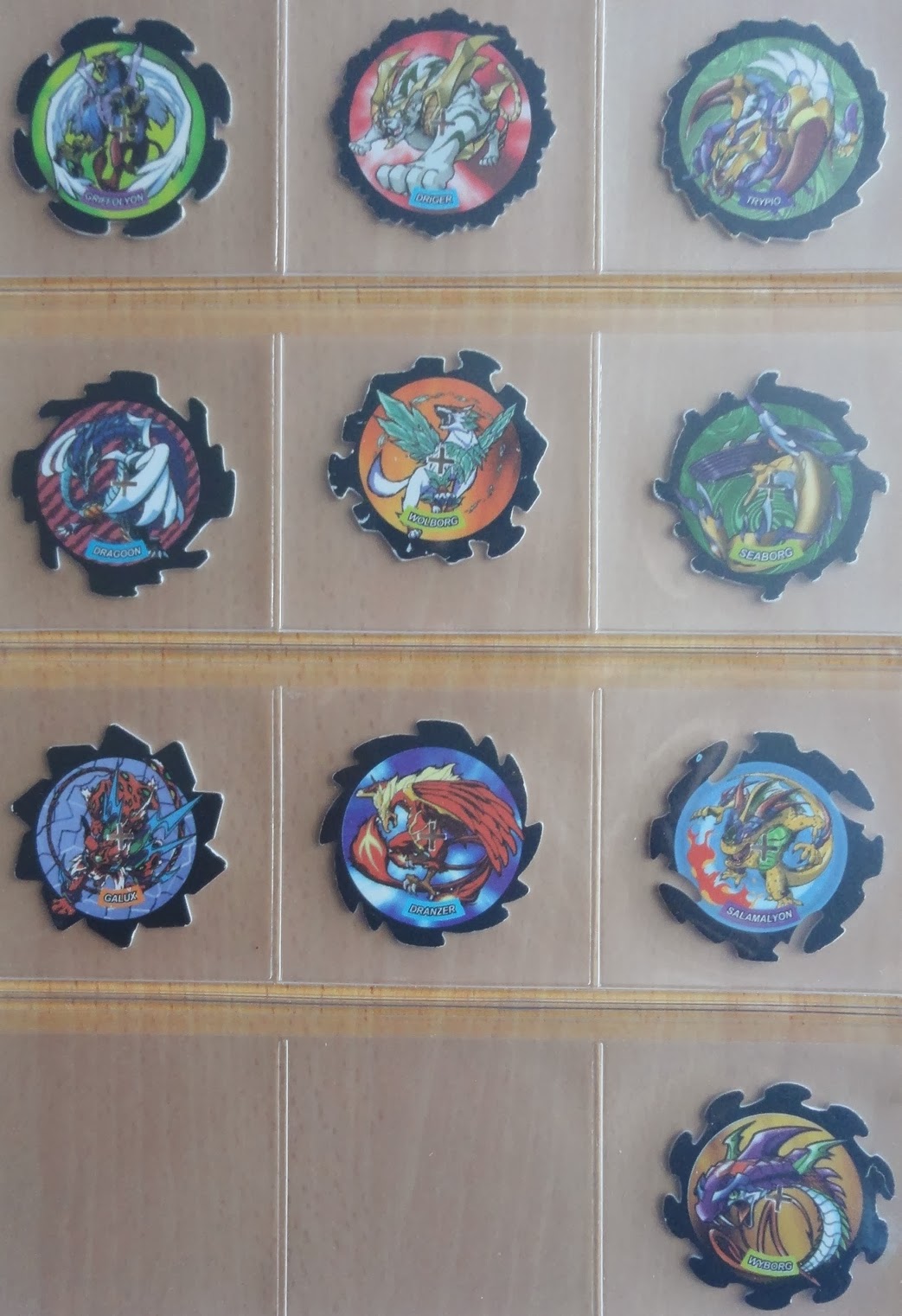 colecções: coleção tazos beyblade destroy spinners