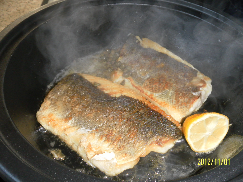 FLOWER POT KITCHEN: QUICK PAN SEARED POLLOCK, POMME PUREE AND A NUTTY ...