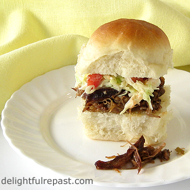 Delightful Repast: Homemade Slider Buns - Pulled Pork Sliders