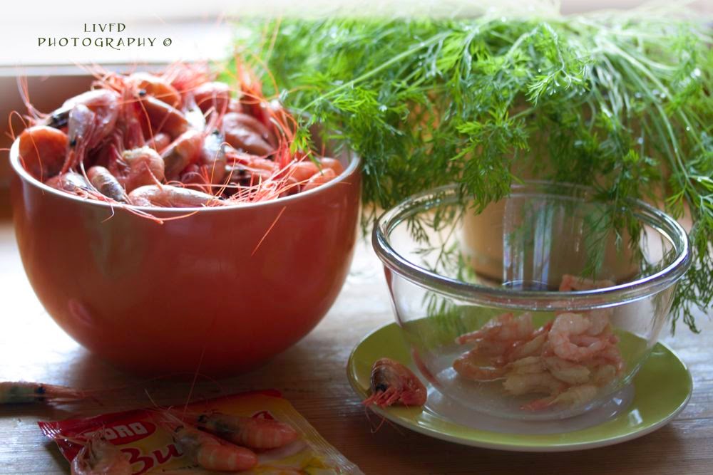 LivFD´s mat og sånn…: Kabaret med ferske reker