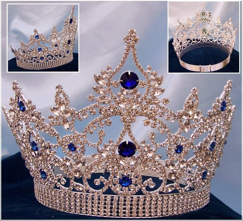 TOPTENFASHIONNEW: BLUE DIAMOND TIARA CROWN
