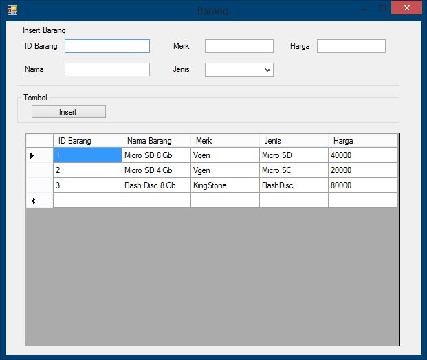 Tutorial Vb Net 2010 Membuat Form Insert Vb Net 2010 Database Access
