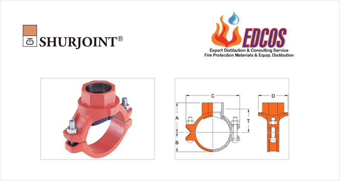Edcos Fire Protection Equipment: MODEL 7721 MECHANICAL TEE,FEMALE ...