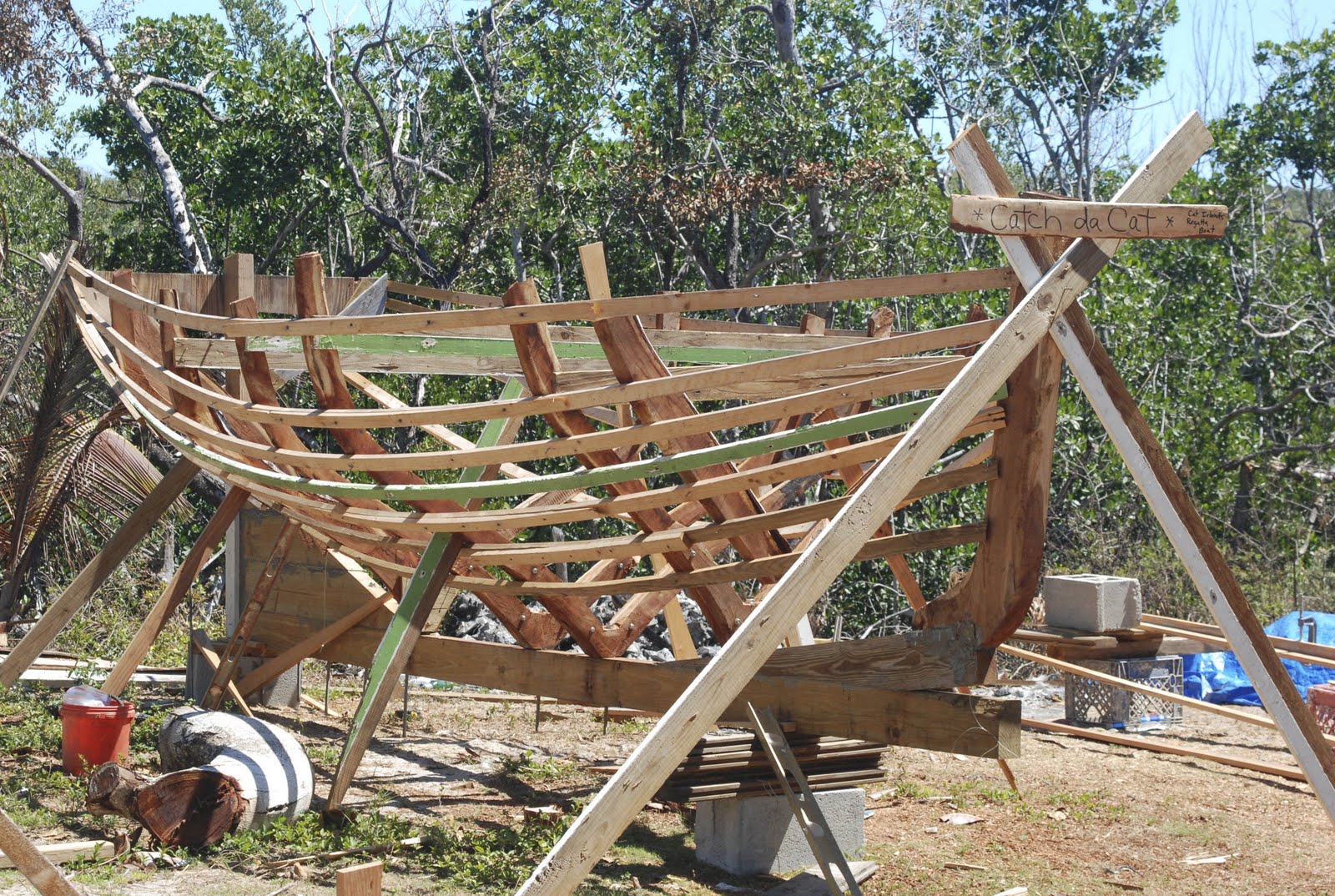 S/V Barefoot: Cat Island - Bahamian Racing Sloop Building