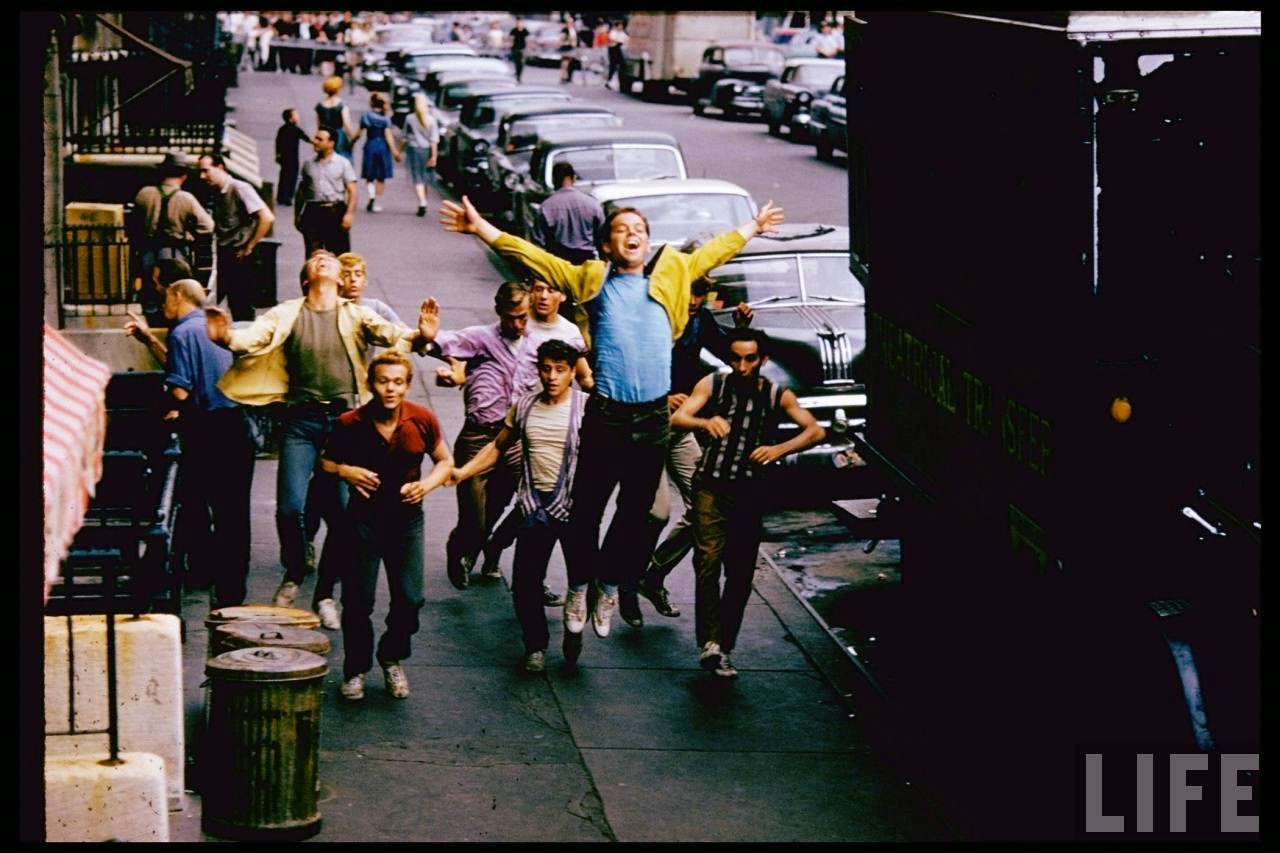 Amazing Behind the Scenes Color Photos From the Filming of "West Side ...