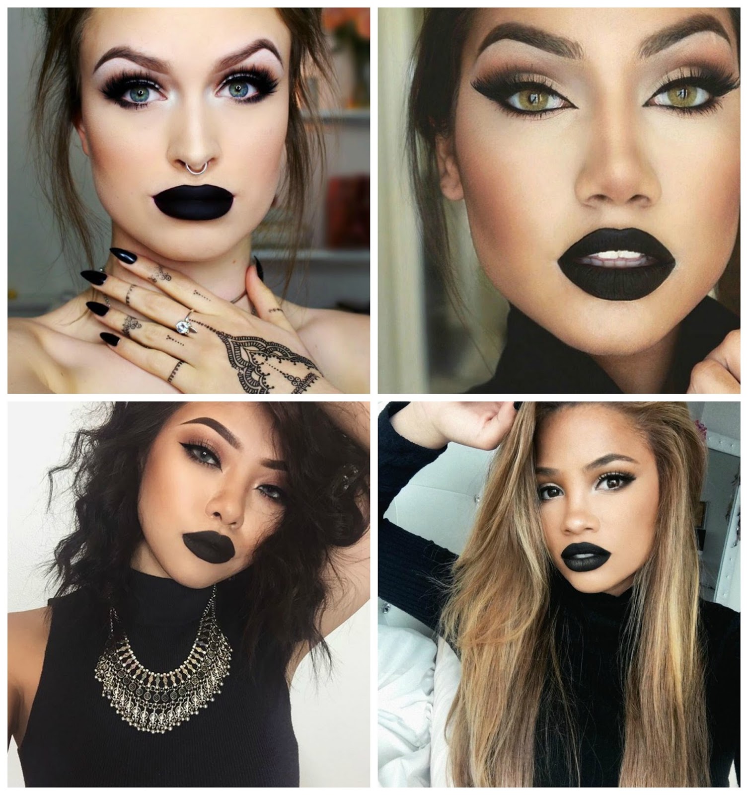 Makes Makeup Style: O Batom preto da kylie jenner