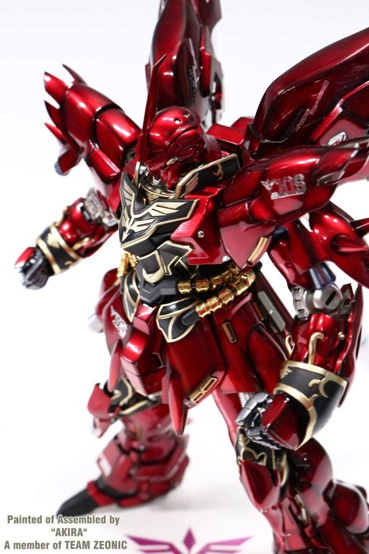 Custom Build: MG 1/100 MSN-06S Sinanju OVA ver. Neo Grade Conversion ...