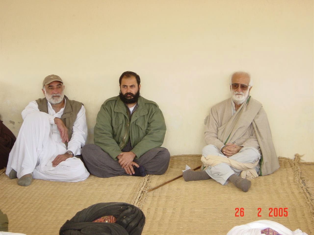 (L-R) Nawabzada Jamil Akbar Bugti Baloch, Shaheed Nawabzada Balach ...