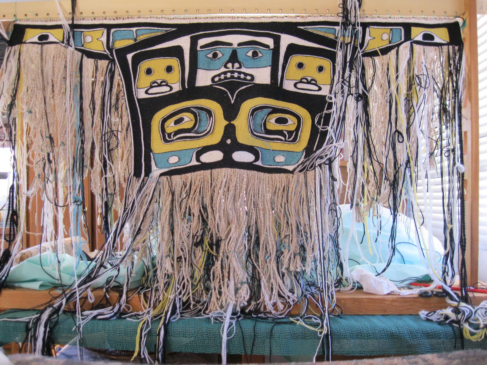 Evelyn Vanderhoop Weaving Artist: The Naaxiin/Chilkat