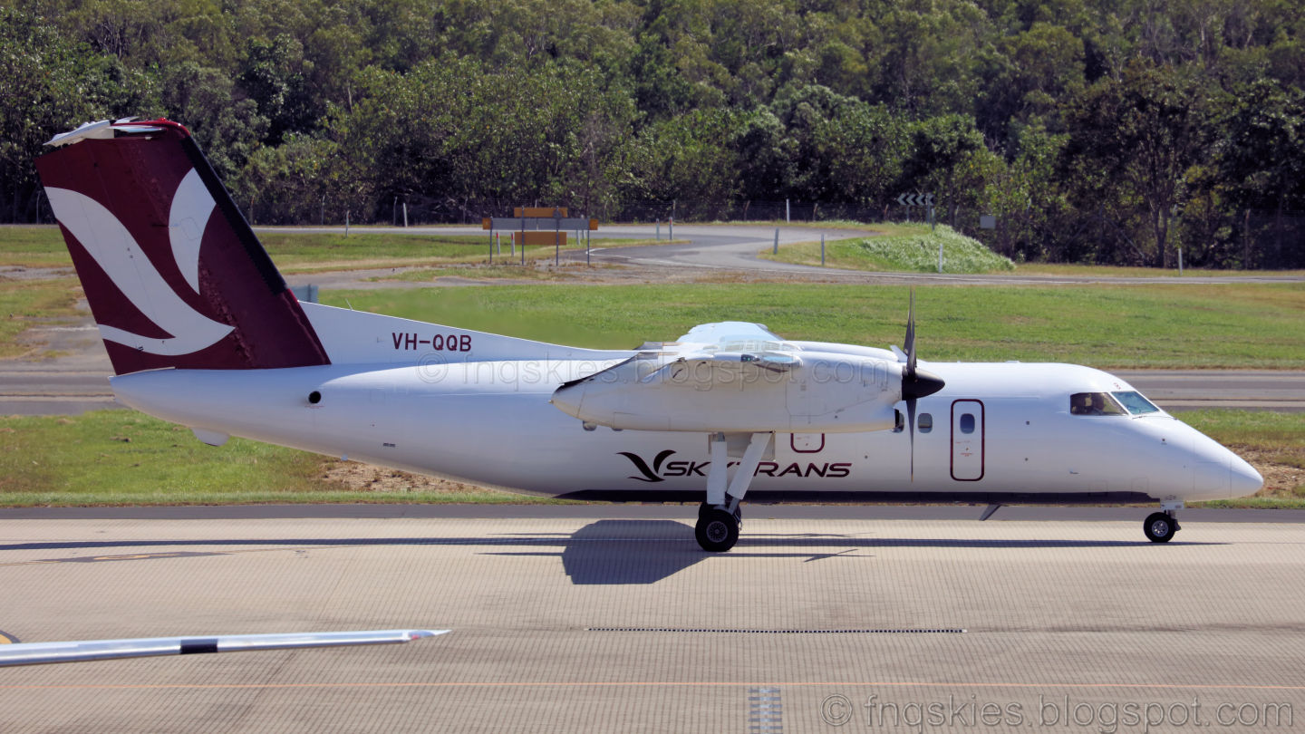 Far North Queensland Skies: Skytrans Dash 8 Q100 VH-QQB