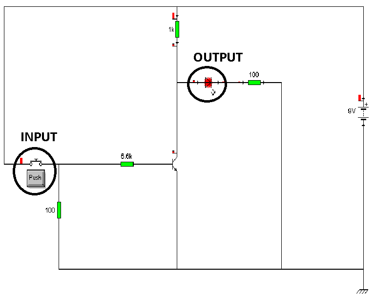 puertas logicas(not)