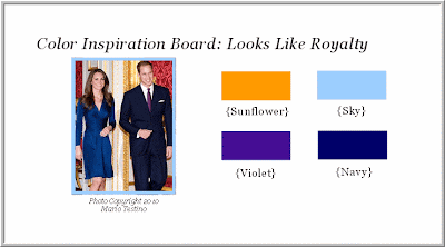 Pink Tye Design: Color Inspiration Board: Looks Like Royalty