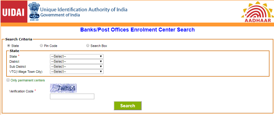 Aadhar Card Enrollment Centers in India | How to find Aadhaar Enrolment ...