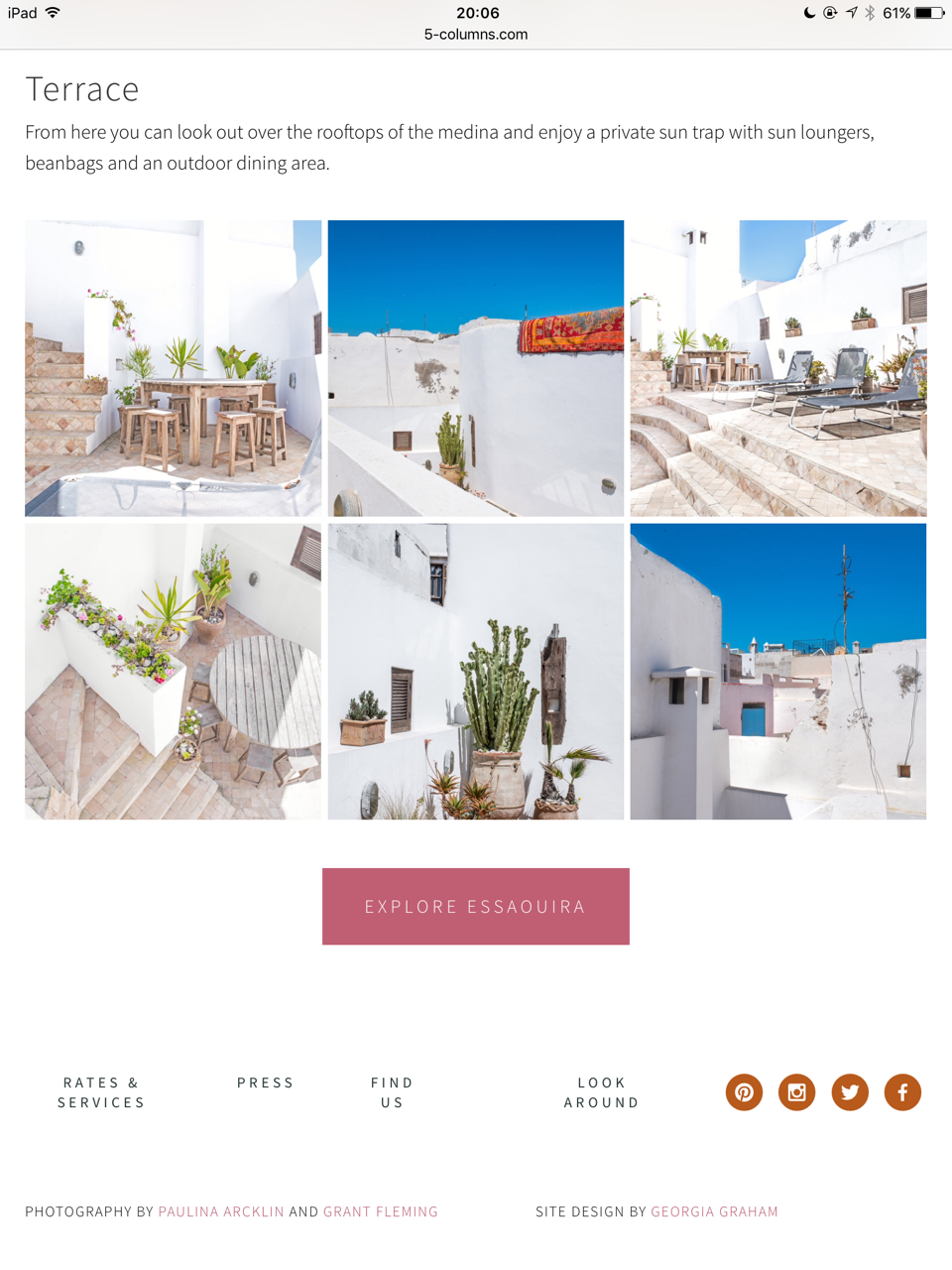 5-COLUMNS NEW WEBSITE | PAULINA ARCKLIN | Photographer + Photo Stylist