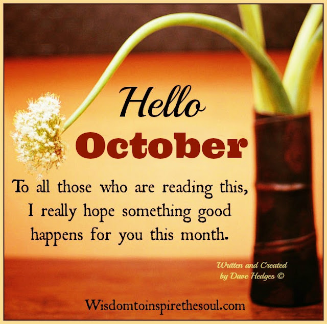 Daveswordsofwisdom.com: Hello October 2016