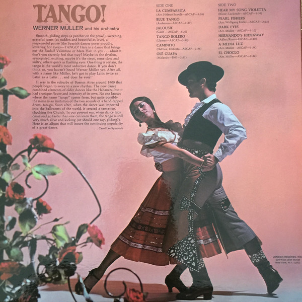 Luz Cámara Música - Sólo para Melómanos: Werner Müller And His Orchestra ‎– Tango! - 1967