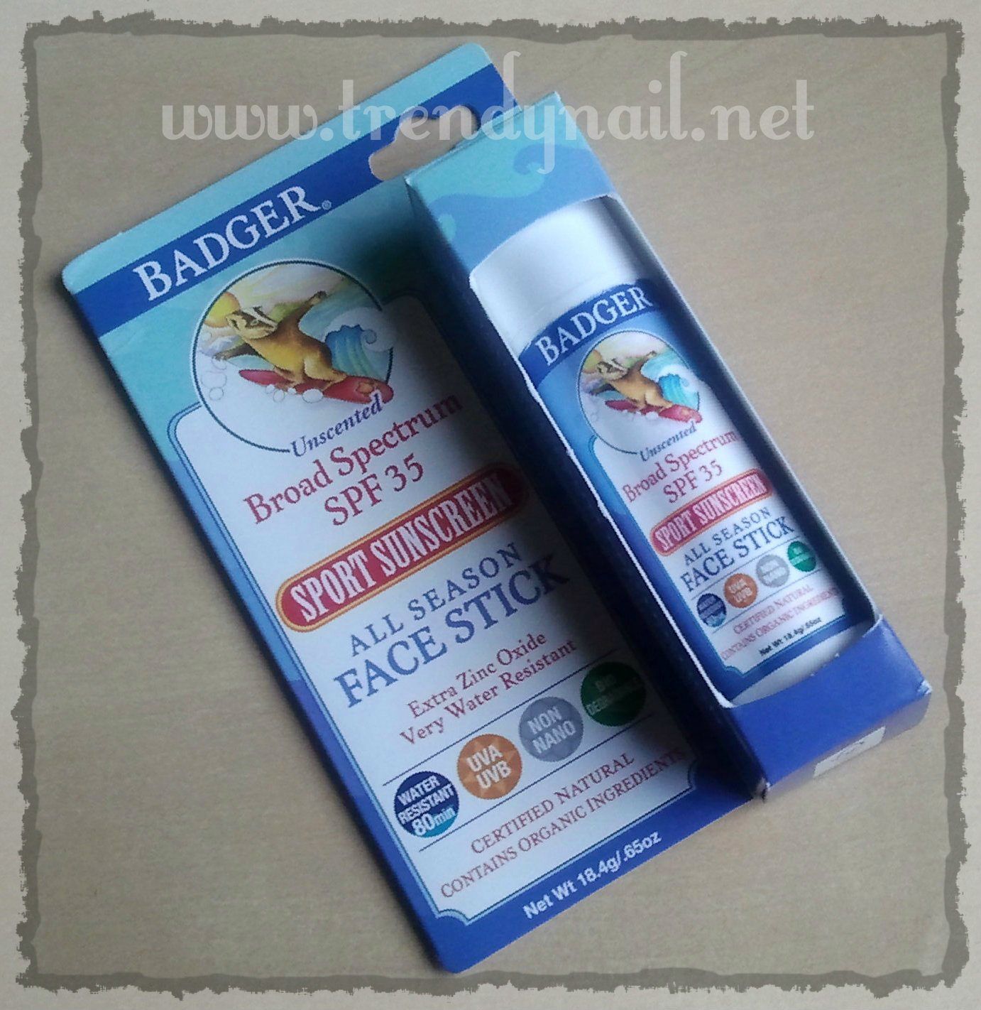 Badger Balm: SPF 35 Unscented Sunscreen Face Stick per l'estate ...
