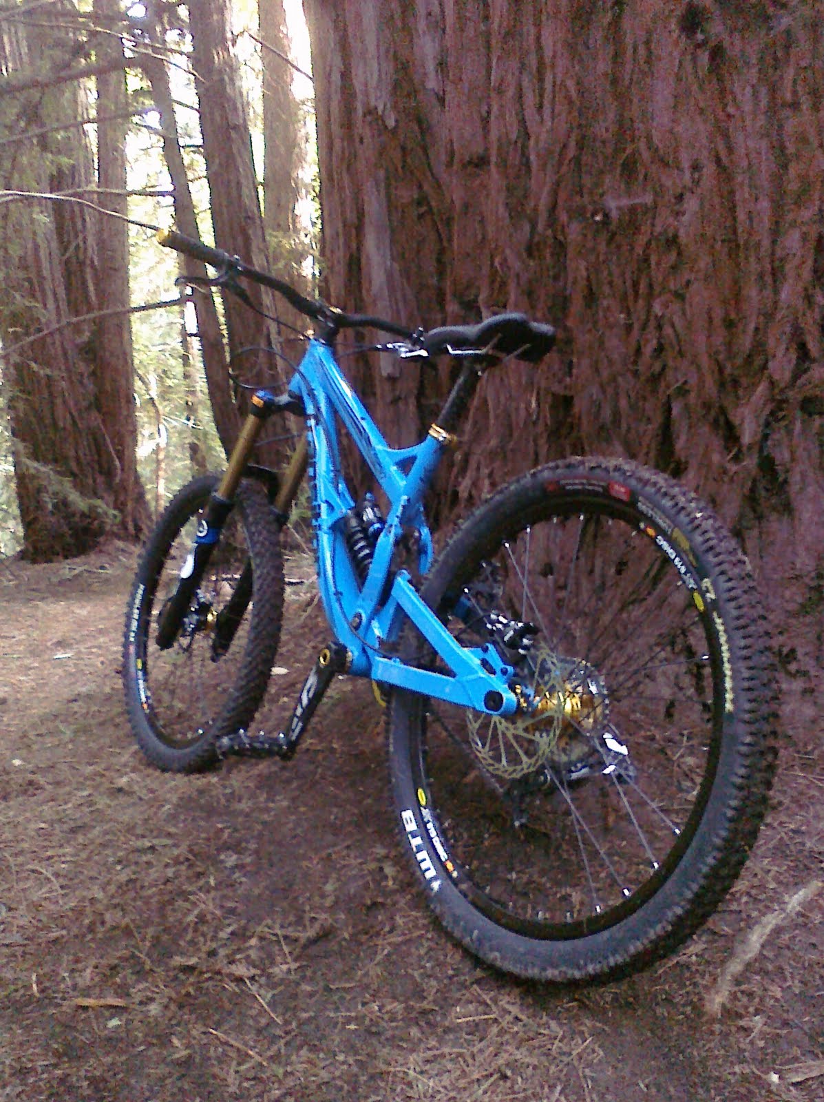 Santa Cruz Bike Coop: Crappy Cam Photos of New TR250 Build