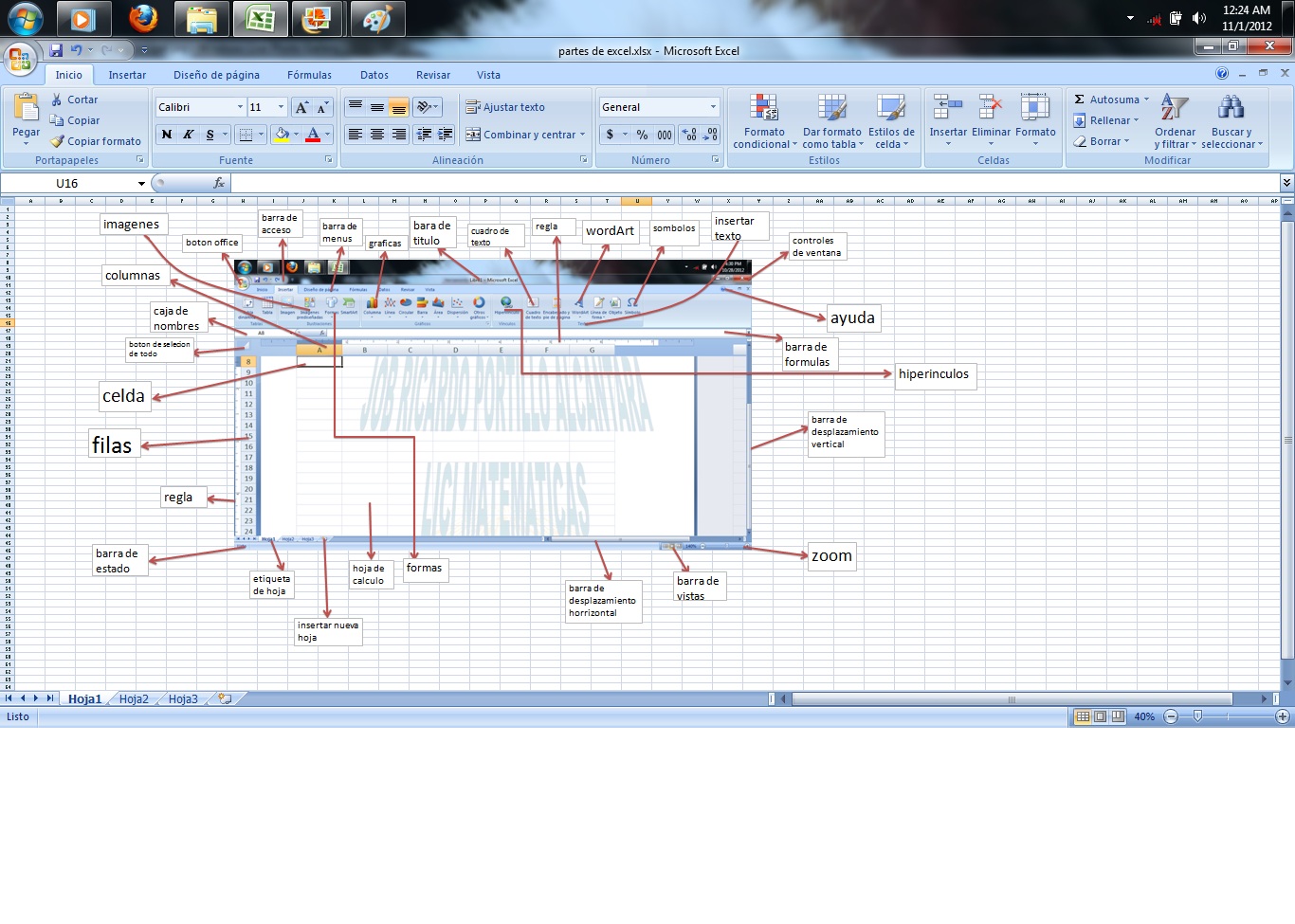 the job : partes de excel