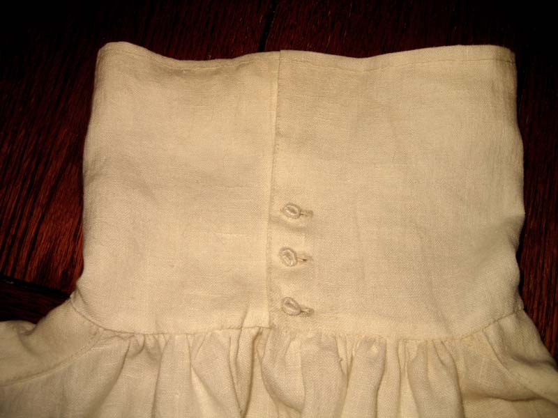 Victorian Tailoring: Regency Shirt: Part 4 (thread buttons)