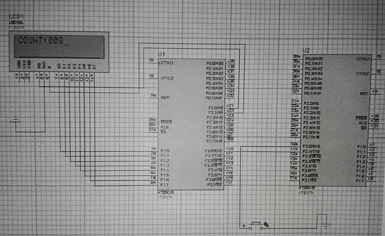 Serial Communication between 8051 - Assembly Program Code - Proteus ...