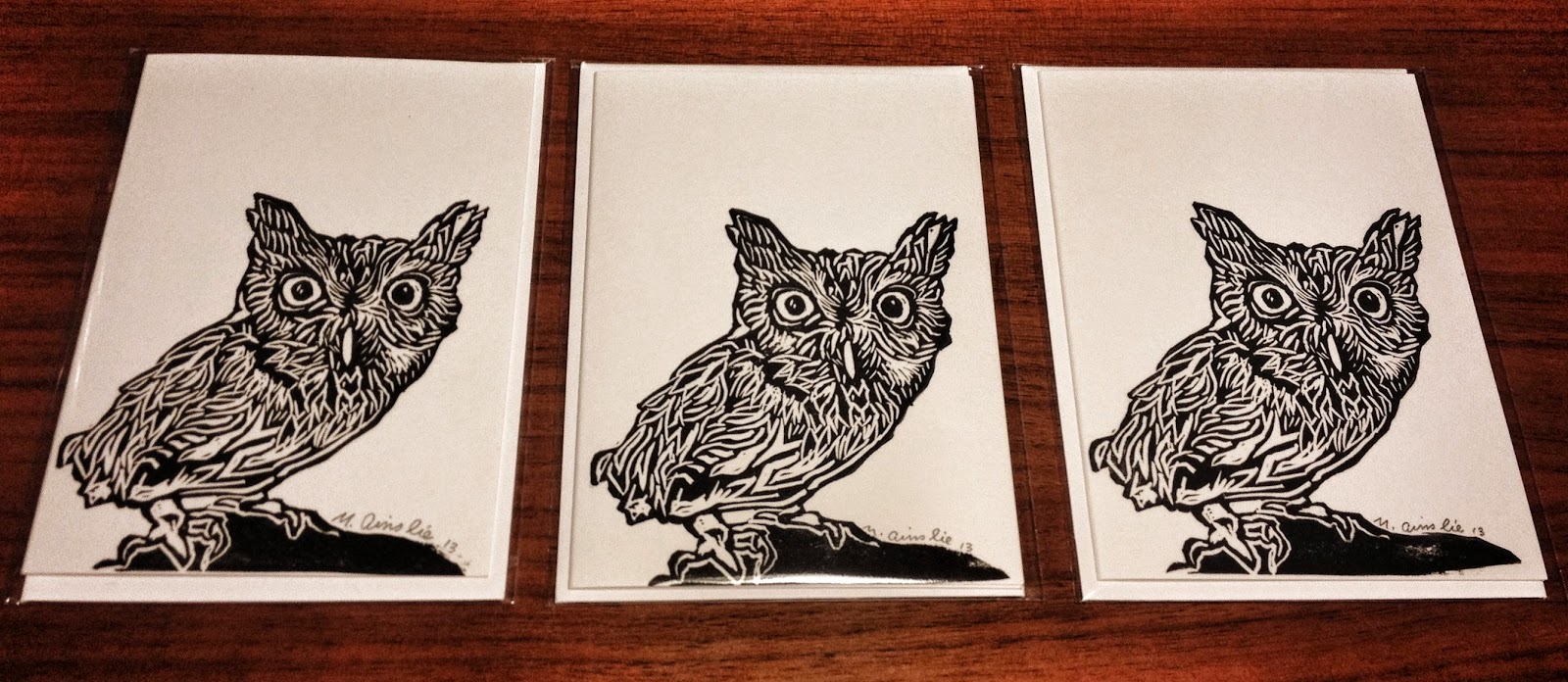 Mark Ainslie Artist and Printmaker AKA FableMountain Who Makes Linocut ...