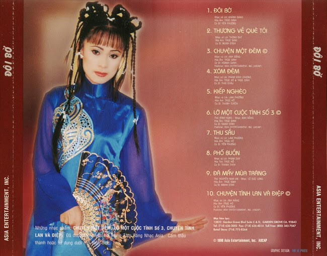 Asia CD 111 - Đôi Bờ ~ Cover Nhạc Việt
