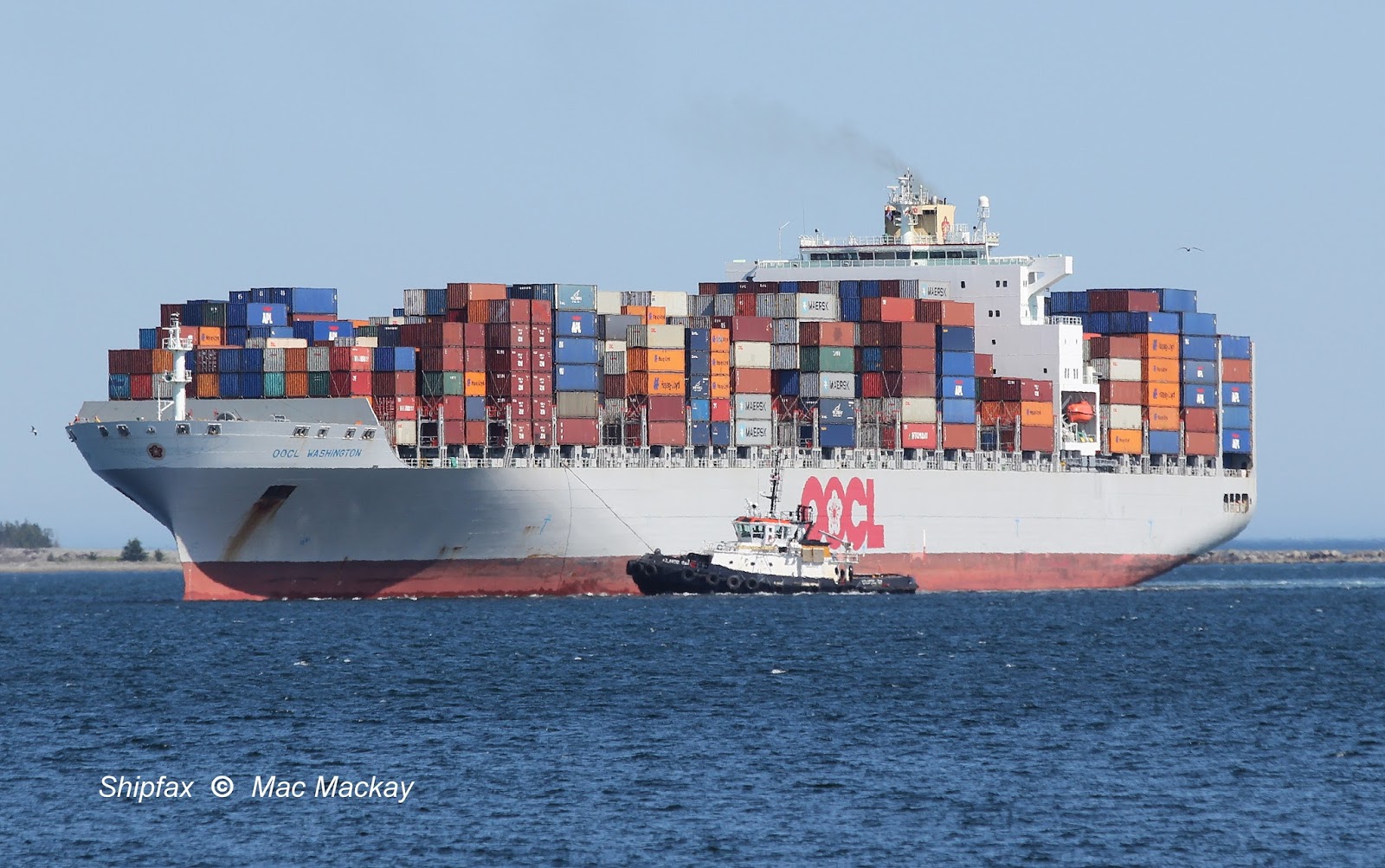 Shipfax: OOCL Washington - Halterm for a change