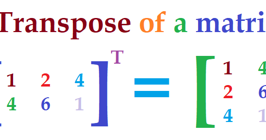 Find the transpose of a matrix in C-Programming - C-Programming