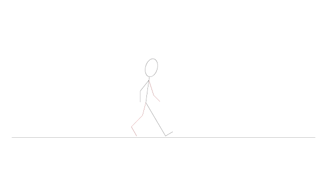 StickMan Walk Sequence - Mike Kuku