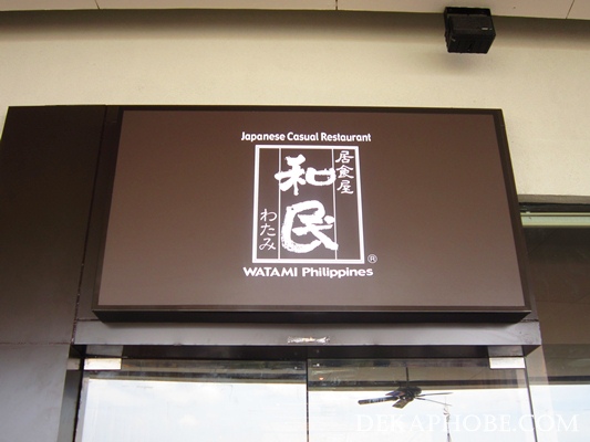 Watami Opens at SM Mall of Asia